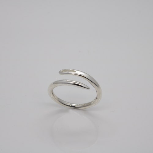 Silver Sewing Needle Ring - Etsy