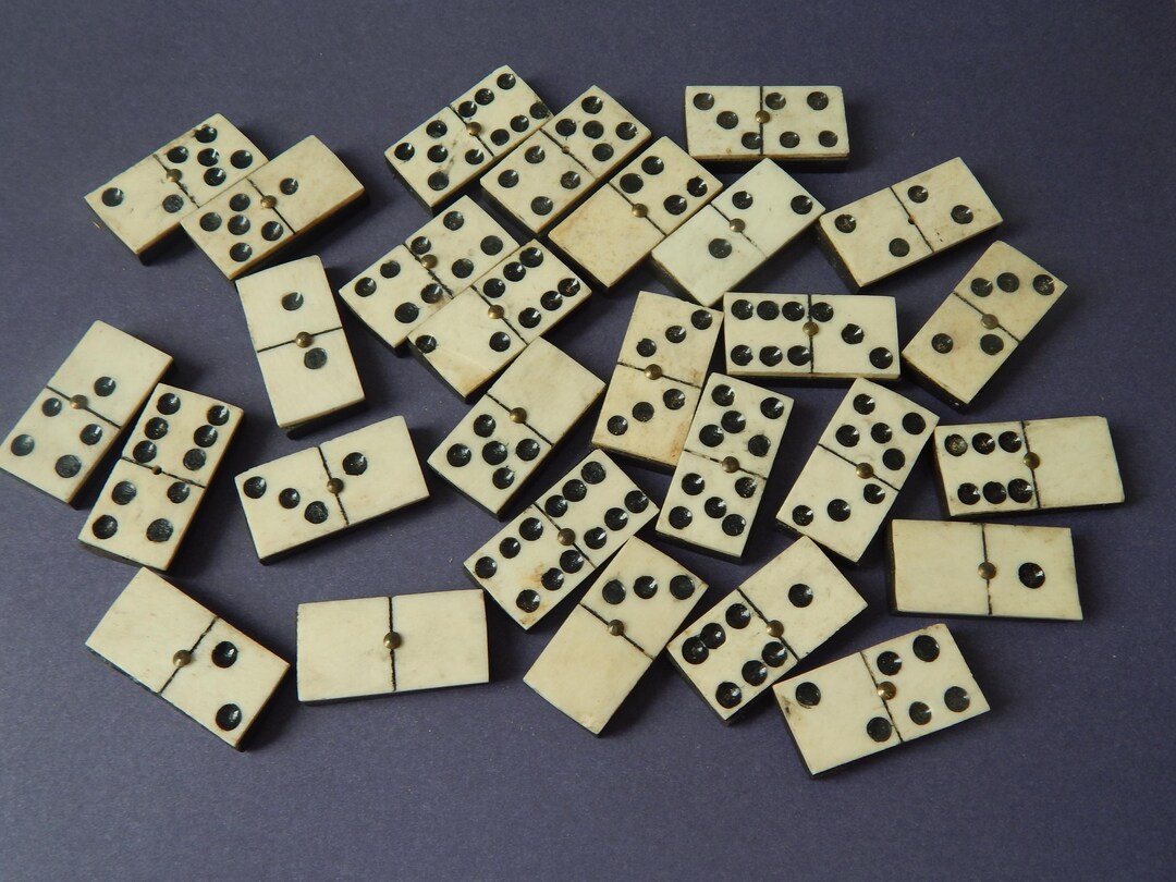 Antique French Domino Game ,dominoes Made 19 Th Century - Etsy Australia