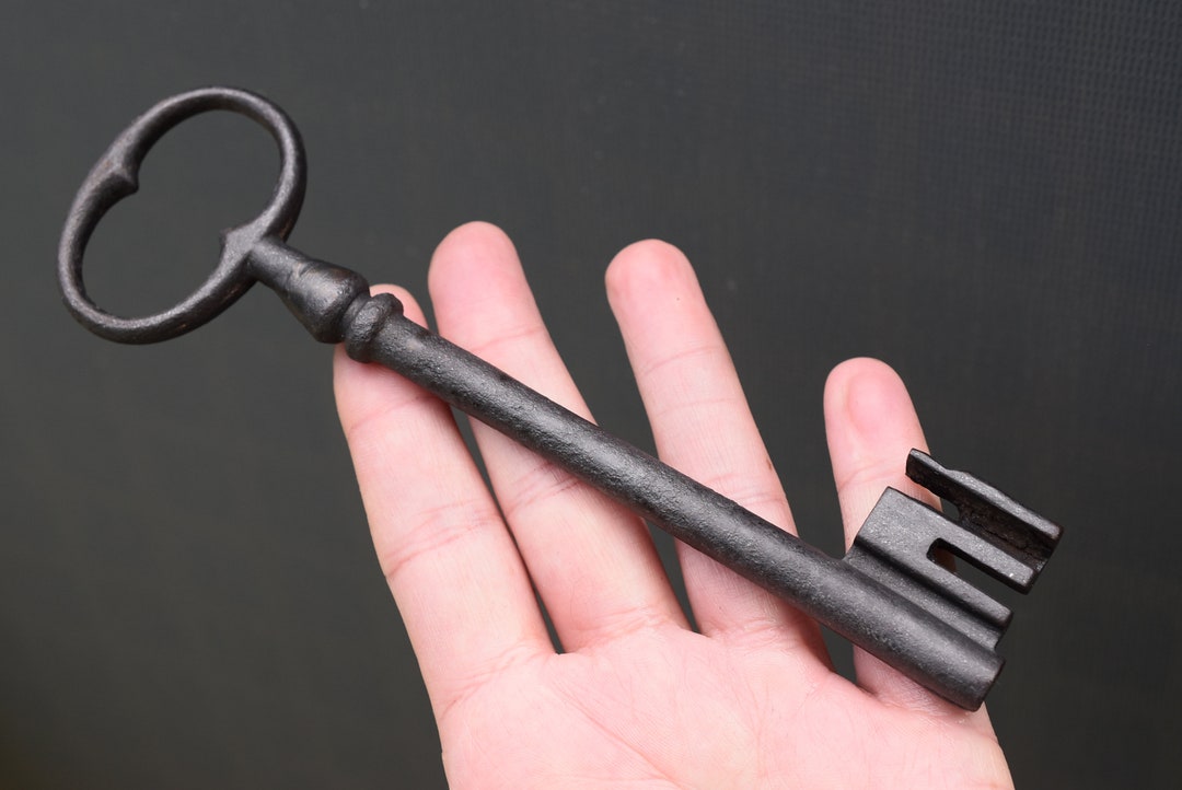 Large Antique French Key (castle,church,large Gate) ,made 19th Century ...