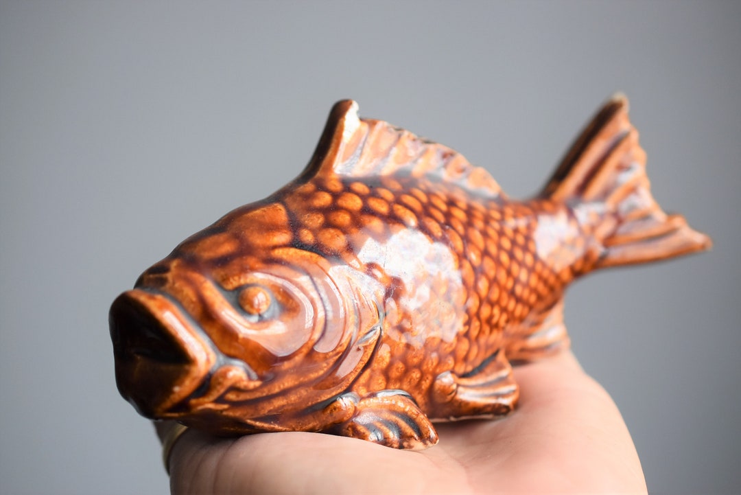 Vintage French Money Box Fish Piggy Bank - Etsy