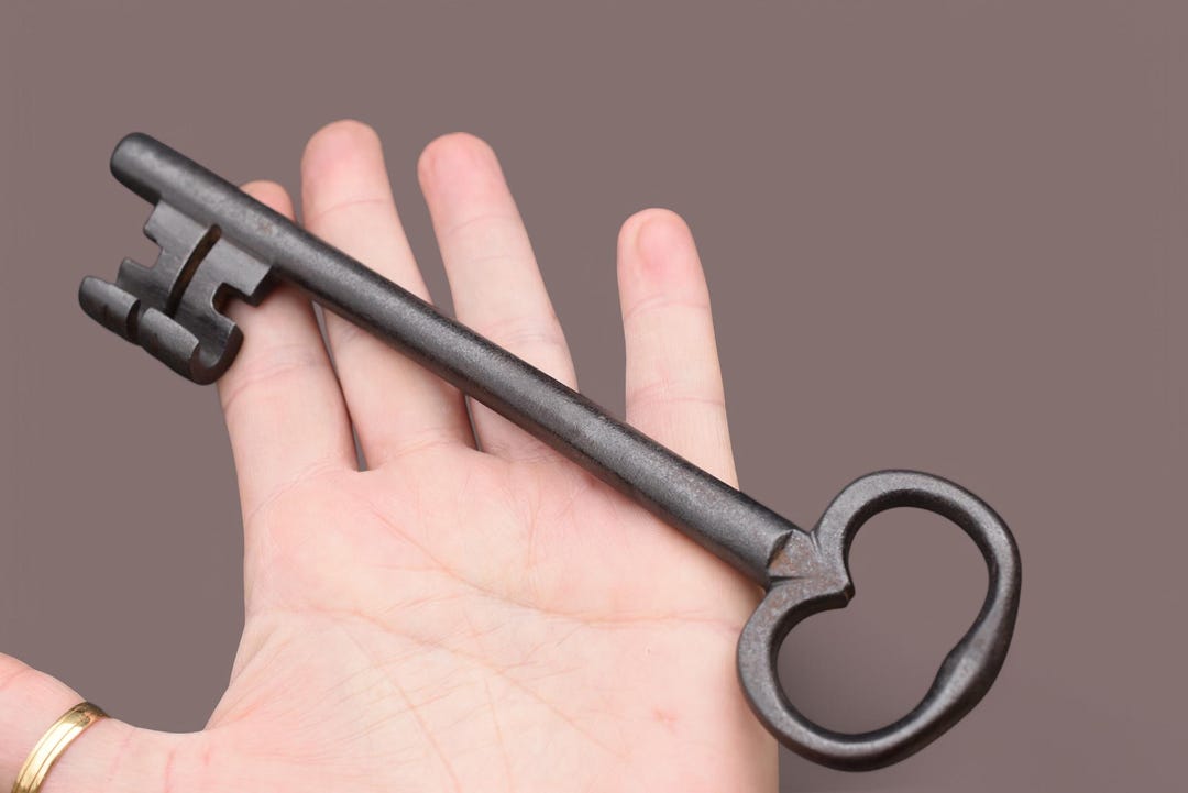 Large Antique French Key (castle,church,large Gate) ,made 18th Century ...