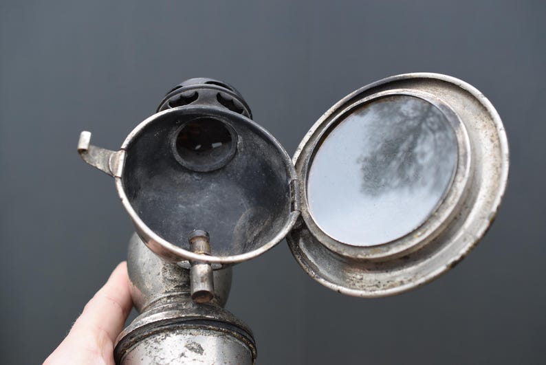 Antique Acetylene Headlight for Bike or Motorcycle Light Lamp by ...