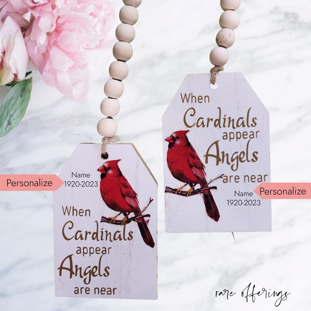 Cardinal Decor, Memorial Decor, Woodland Decor, Wooden Decor, Vintage ...