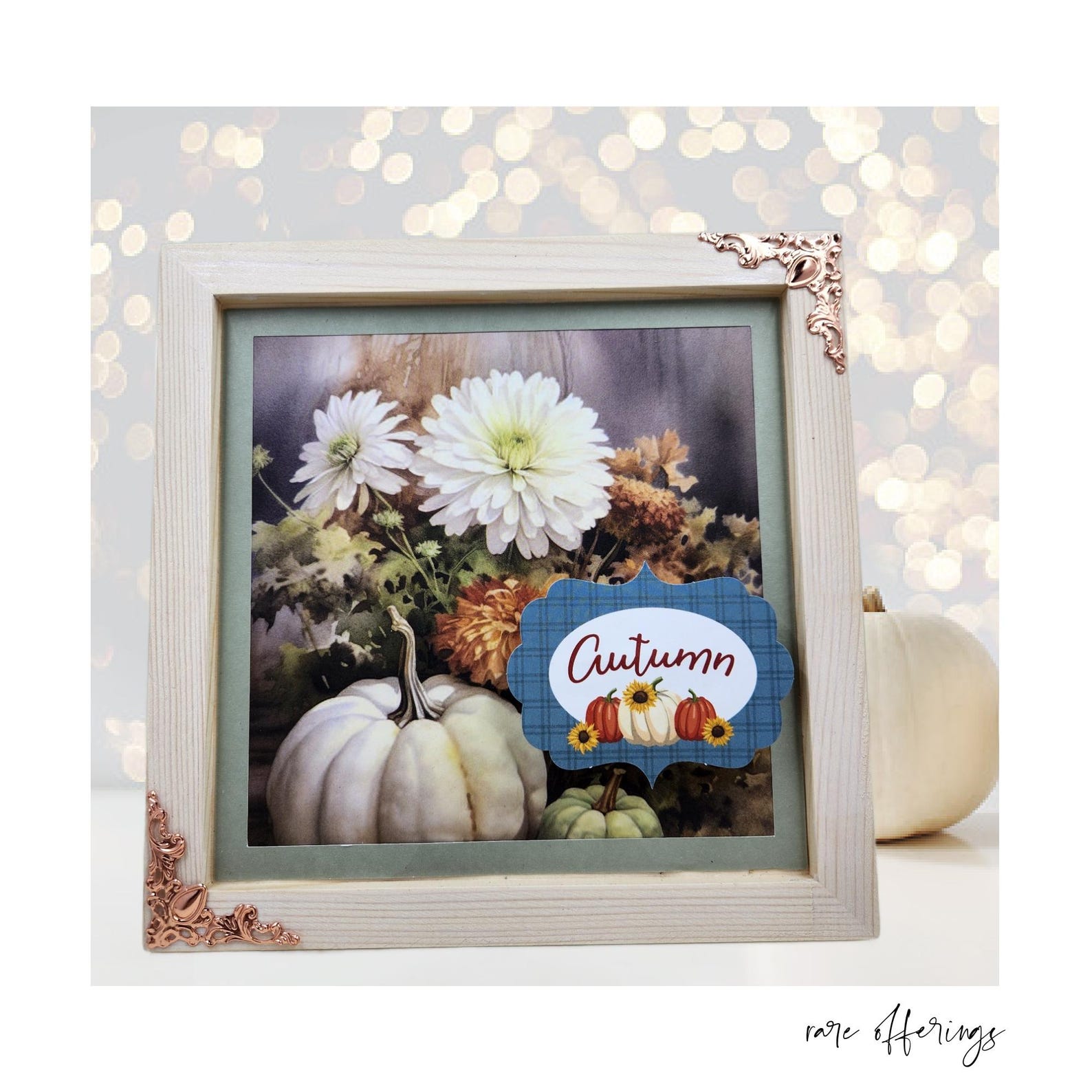 Fall Framed Photo Decor - Etsy