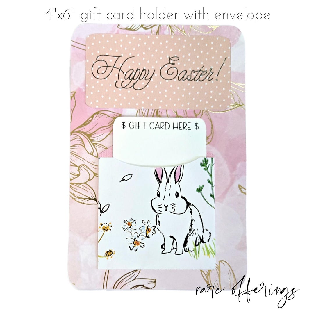 Easter Gift Card Holder - Etsy