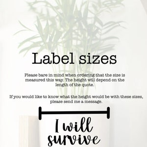 Plant Pot Stickers Labels Plants Decal Vinyl Sticker - Etsy