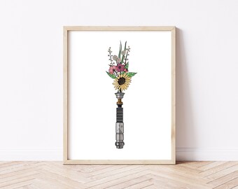 Flower Lightsabers - Etsy UK