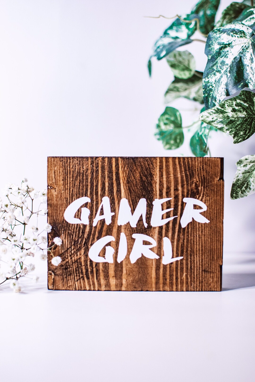 Game Zone Gamer Girl Wooden Signs Gamer Game Room Wooden - Etsy