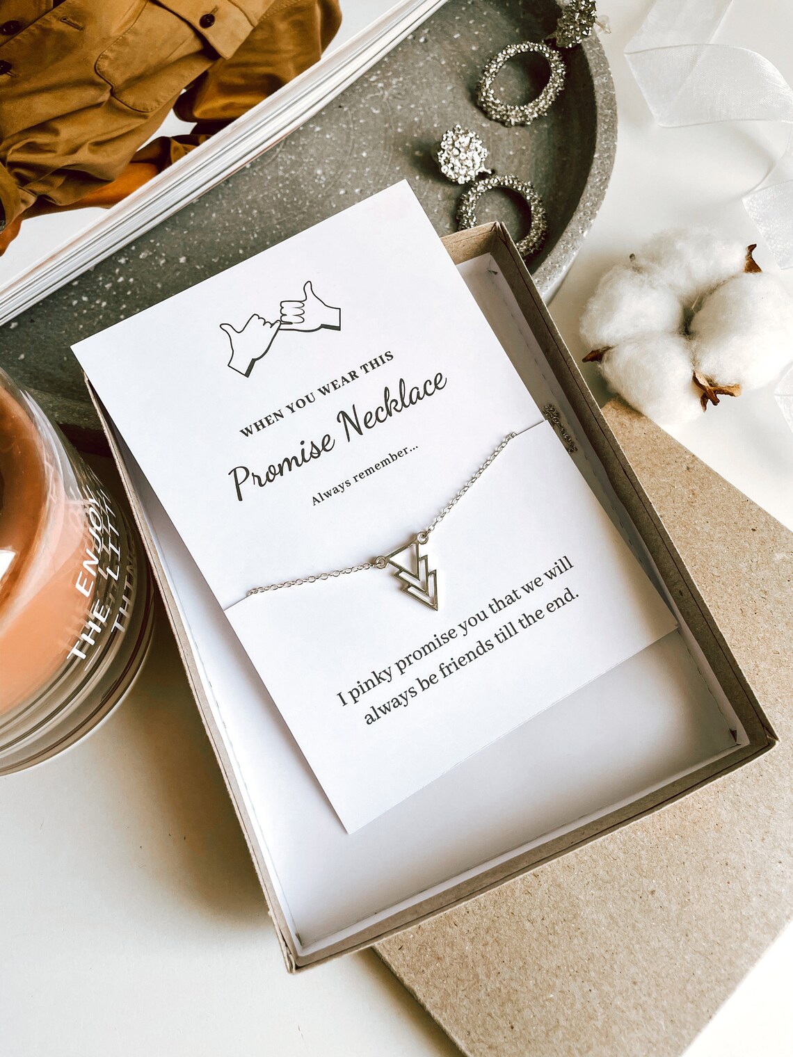 Pinky Promise Necklace Pinky Swear Necklace Promise Jewelry | Etsy