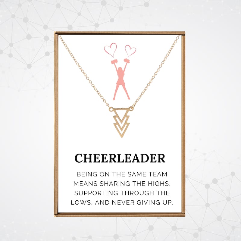 Cheerleader Necklace - Etsy