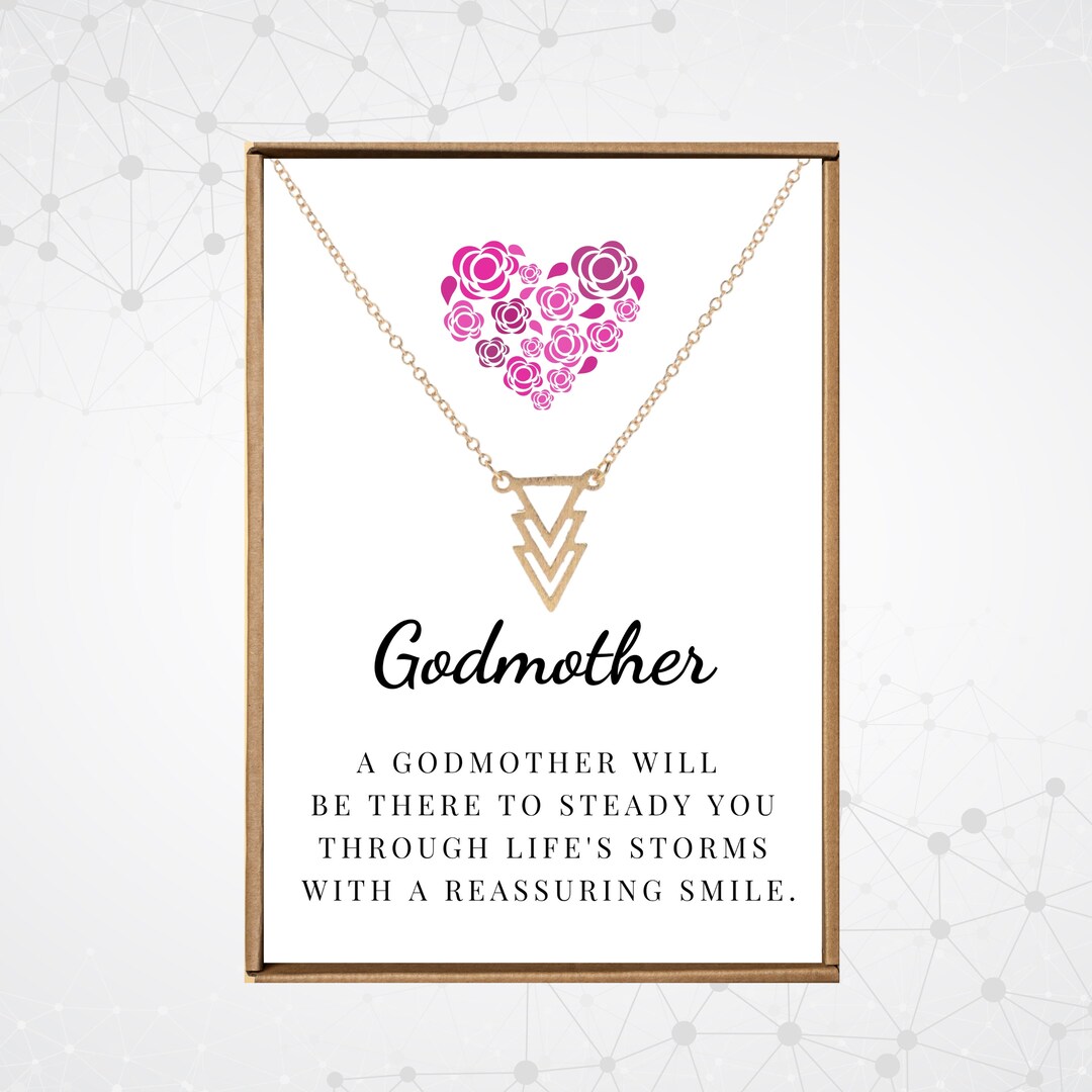 Godmother Necklace, Mothers Day Gift for Godmom 2023, Godmother Gift ...
