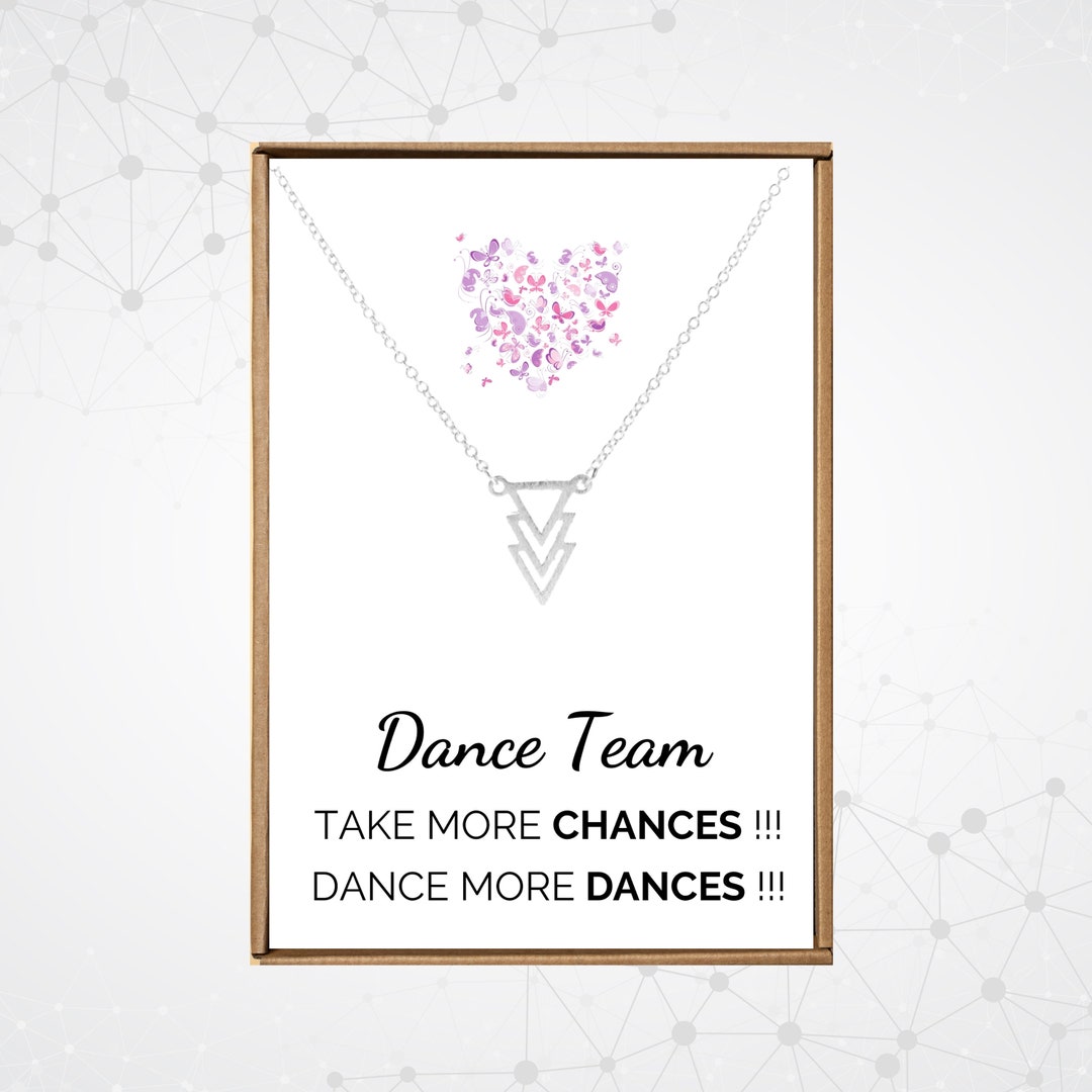 Dance Team Gifts for Girls, Dance Necklace, Drill Team Necklaces for ...