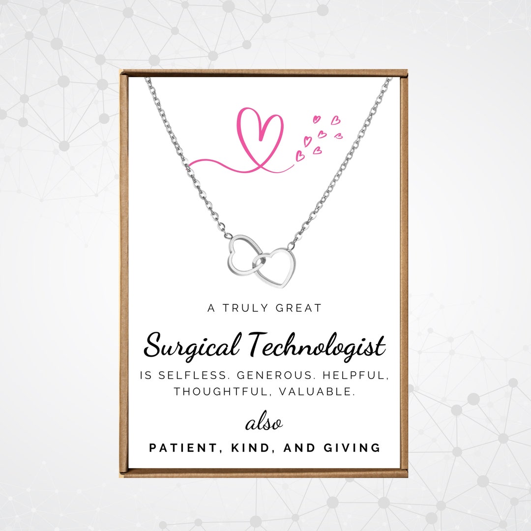 Surgical Technician Gifts, ST Graduation Necklace, Surgical Tech Week ...