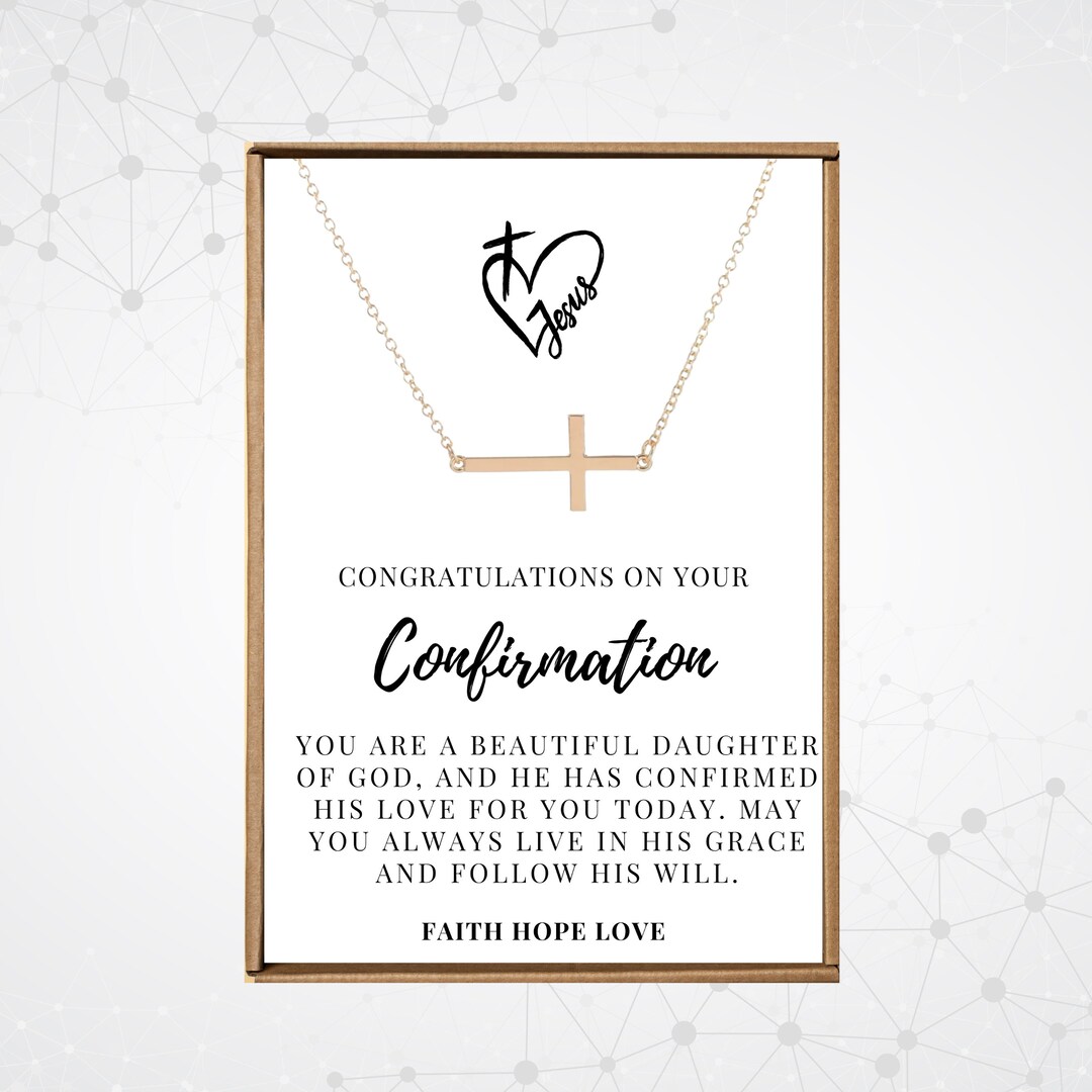 Confirmation Gifts for Girls Necklace, Confirmation Necklace ...