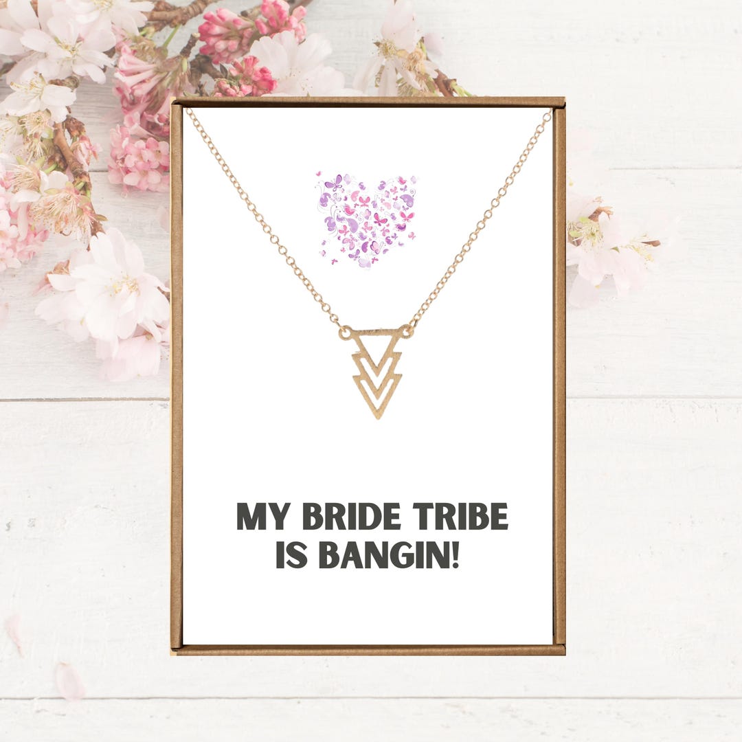 Bride Tribe Gifts, Best Friend Necklace, Matron of Honor Necklace for ...