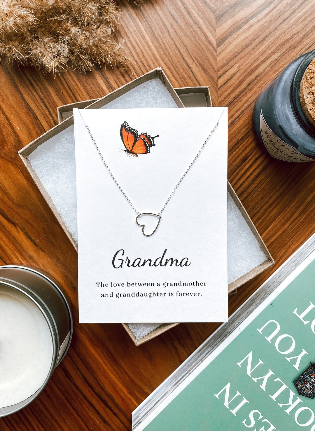 Grandma Necklace Grandmother Gift Grannie Jewelry Grandma - Etsy