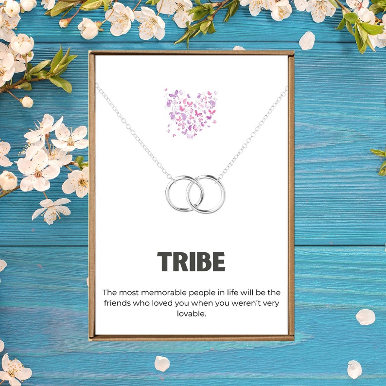Bestfriend Necklace Tribe Necklace Friendship Tribe Gift for - Etsy