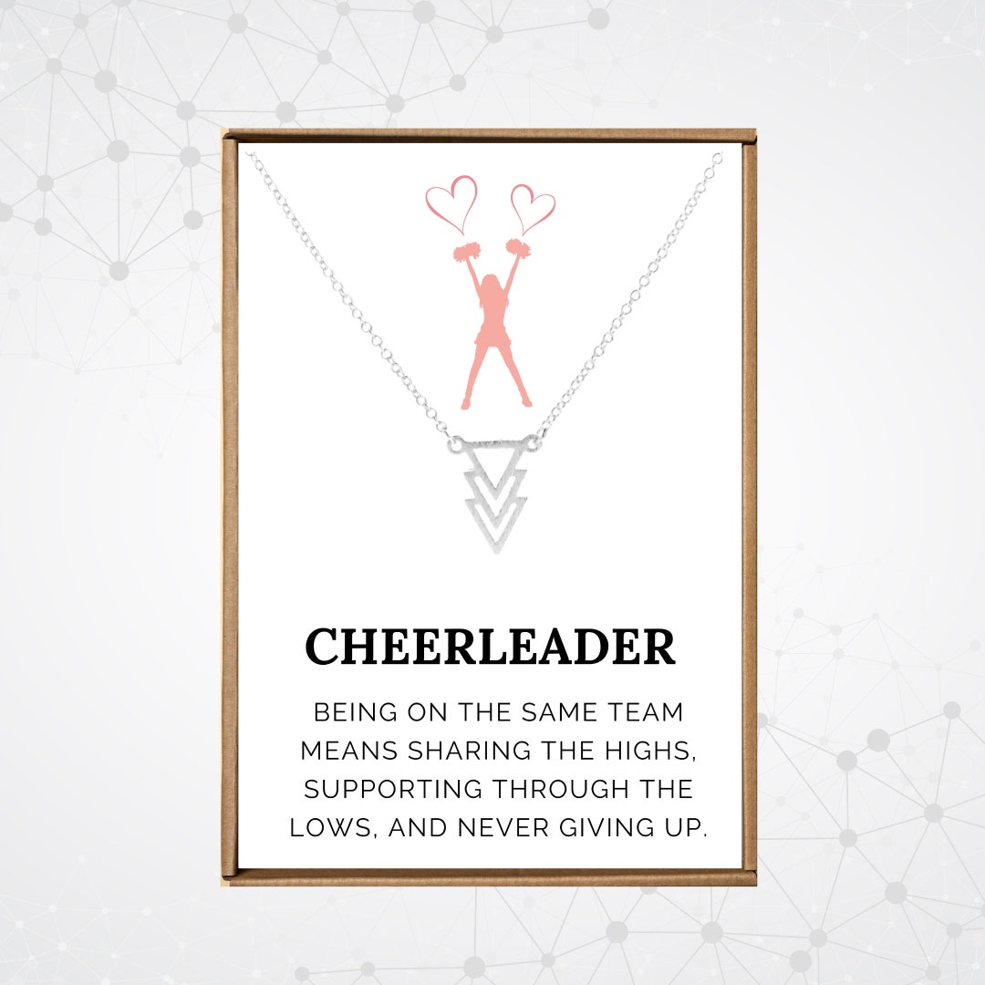 Cheerleader Gifts for Senior, Dancer Necklace, Cheerleading Gifts Bulk ...