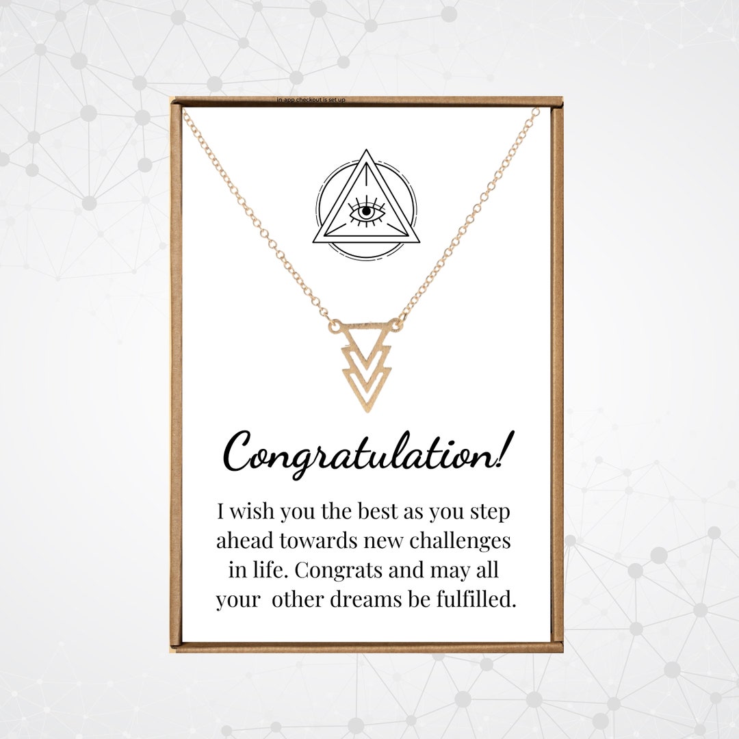 Happy Graduation Gift 2023, Daughter High School Graduate, Triangle ...
