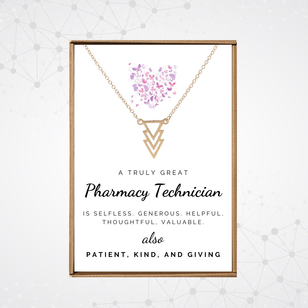 Pharmacy Technician Gifts, PT Graduation Necklace, Medical Assistant ...