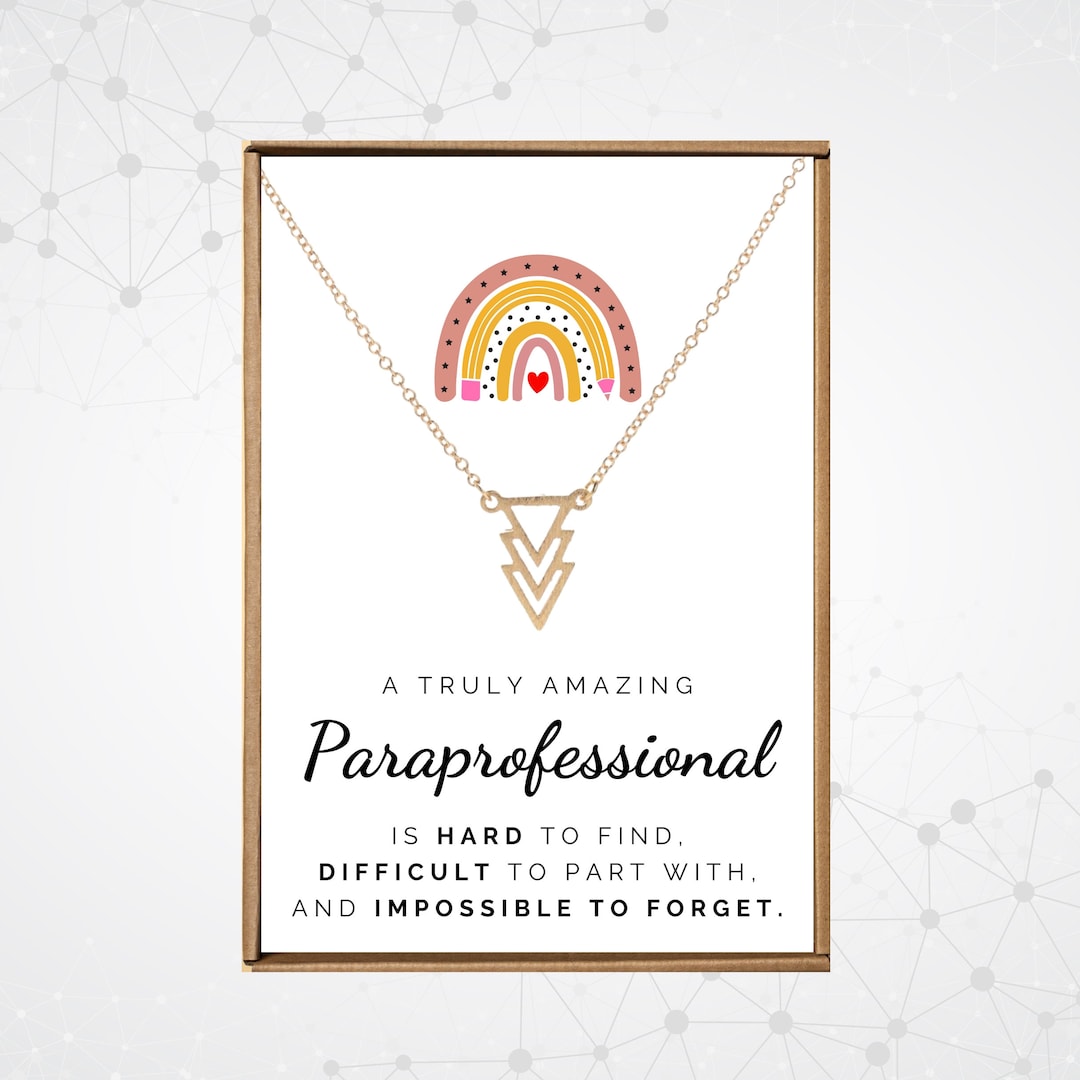 Paraprofessional Gifts From Student, Appreciation Day Gifts ...