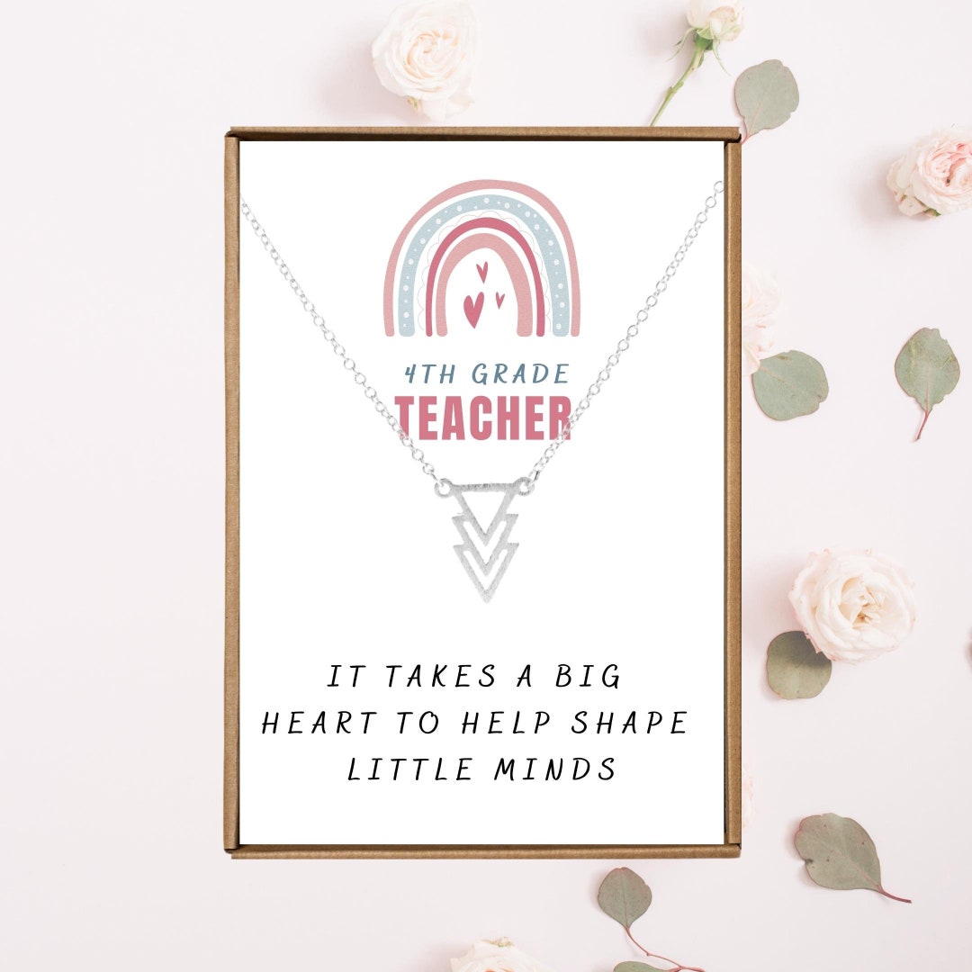 Fourth Grade Teacher Gift, Appreciation Present for Coworkers, Three ...