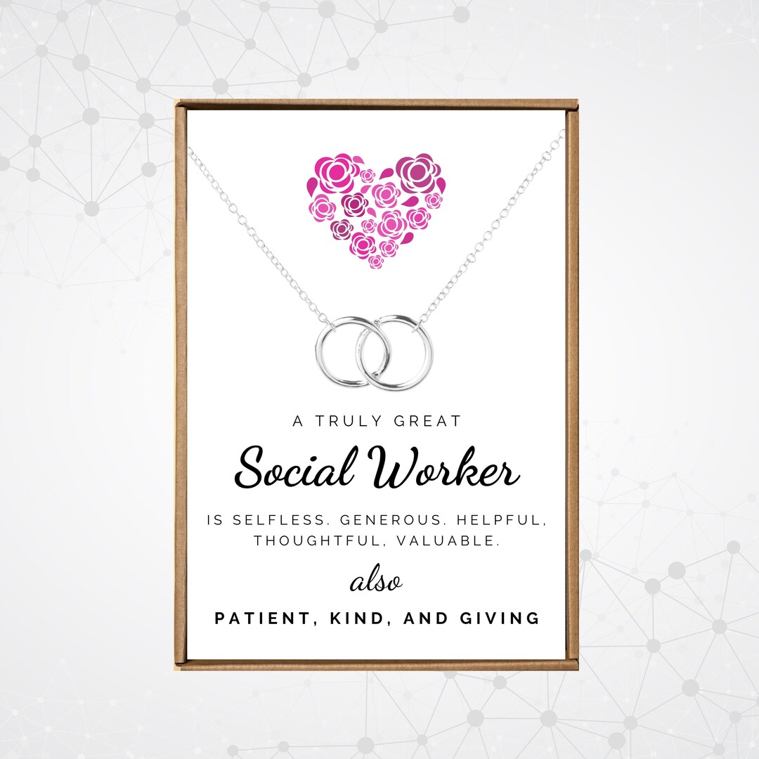 Social Worker Gift Necklace, School Counselor Gifts, Graduation ...