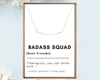 Bad Ass Squad Necklace - Etsy
