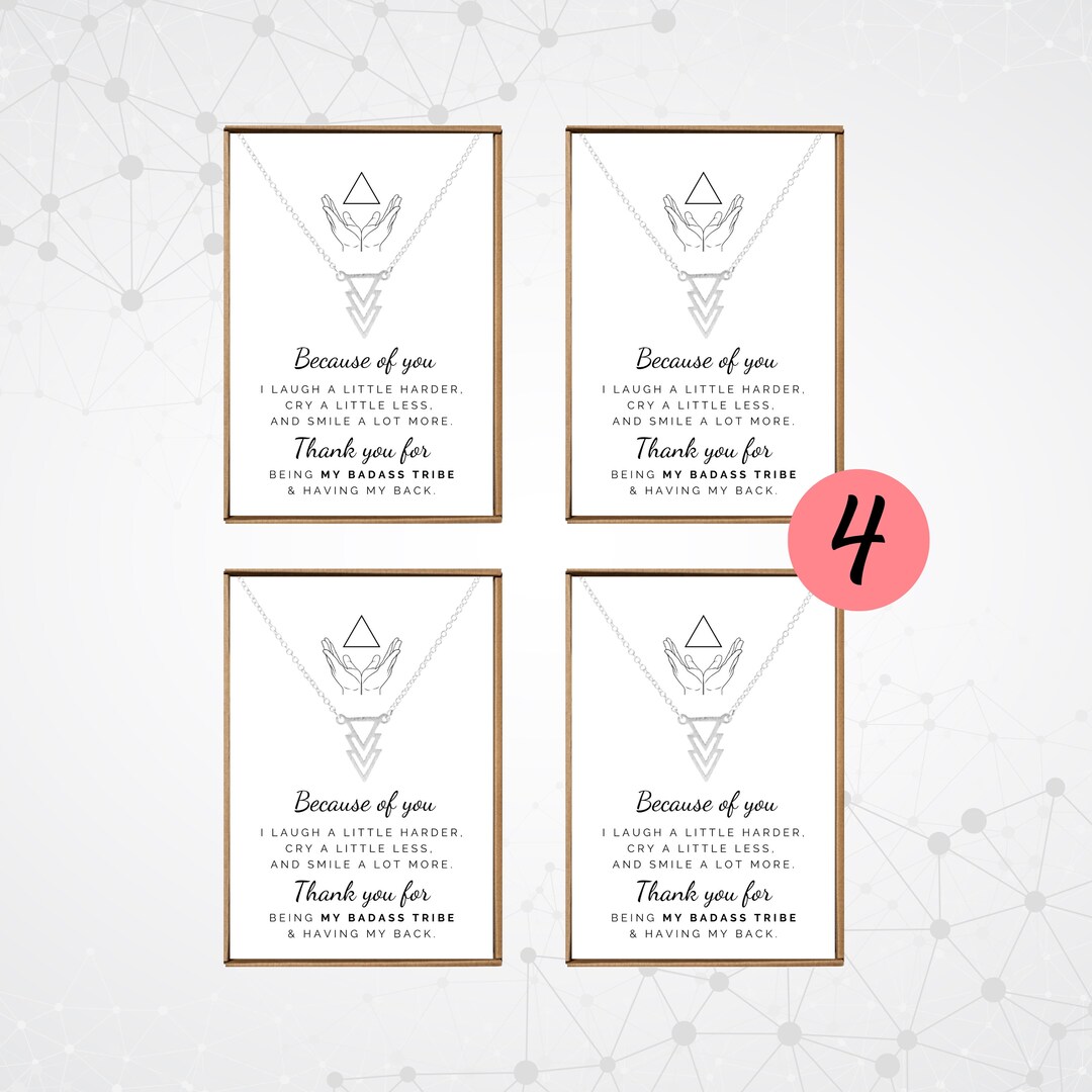 Set of 4 Friendship Necklaces Matching Best Friends Necklace - Etsy