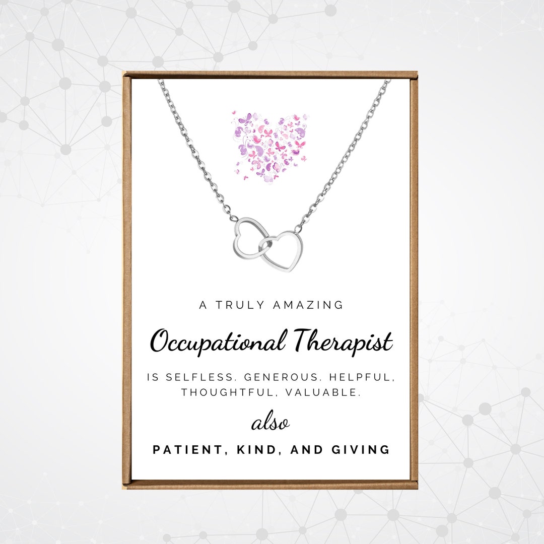 Occupational Therapy Gifts, OT Graduation Necklace, Appreciation Gift ...