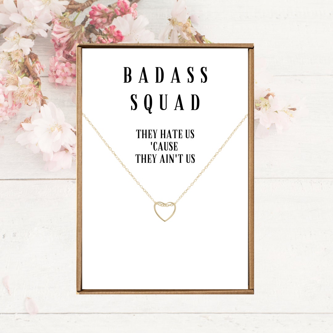 Badass Squad Necklaces, Bad Ass Chick Gifts, Bad Ass Tribe Jewelry ...