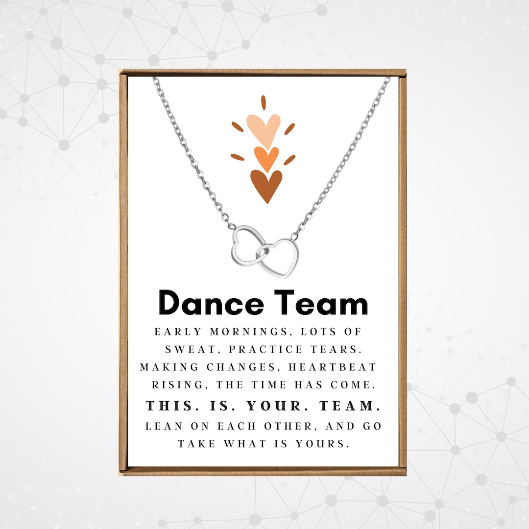 Dance Team Gifts for Girls, Dance Necklace for Girls, Dance Teacher ...