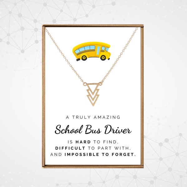 Bus Driver Necklace - Etsy