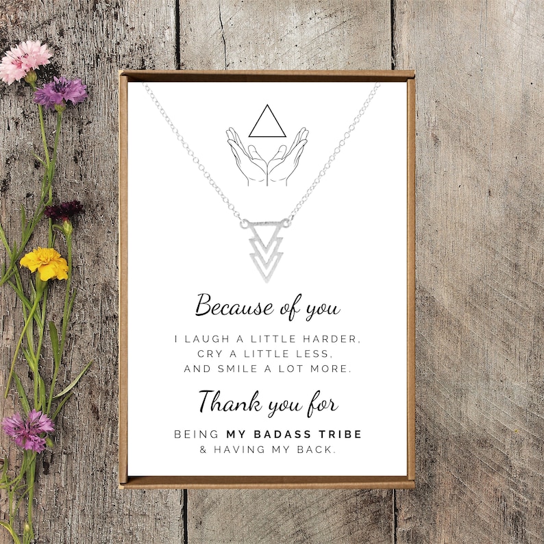 Tribe Necklace Friendship, Thoughtful Bestfriend Gifts, Badass Bestie ...