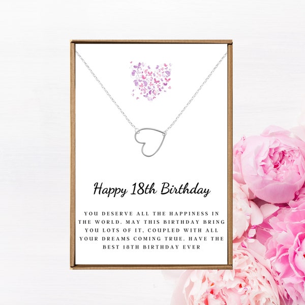 18th Birthday Necklace - Etsy