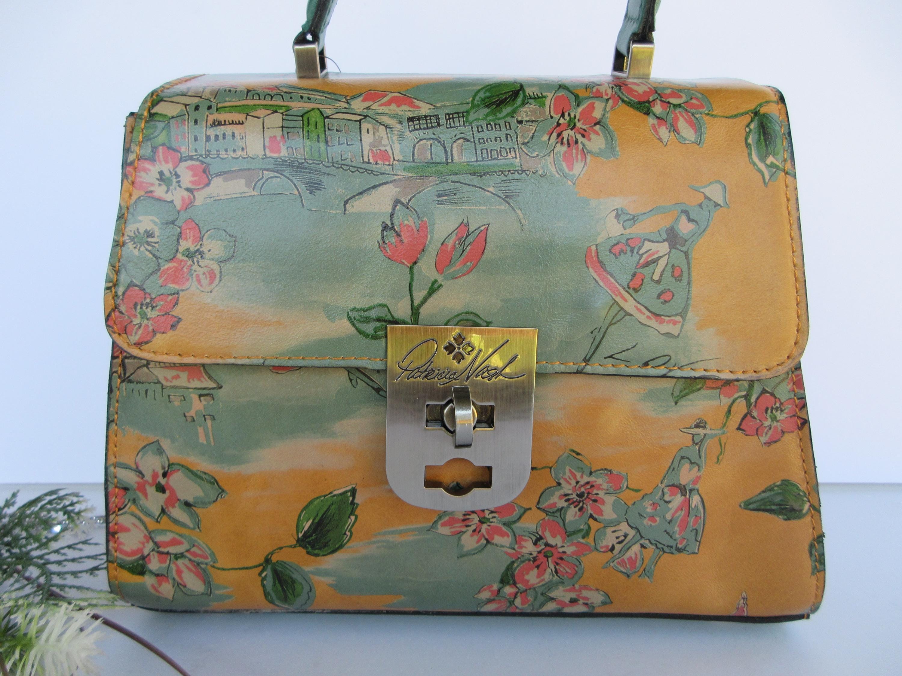Patricia Nash Chauny Frame Satchel – Beautiful Girl Collection Leather ...