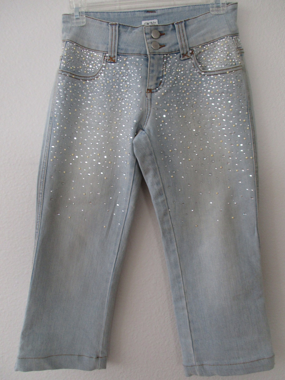 EMBELLISHED JEANS, Cache', Size 2 •waist 24 EMBELLISHED JEANS, Cache', Size 2 •waist 24