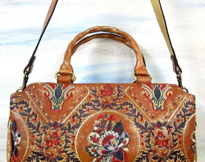 Patricia Nash “winter Bloom” Crossbody - Etsy