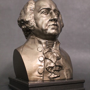 John Adams 8 Inch Premium Bust Solid Hand Finished Original Dated ...