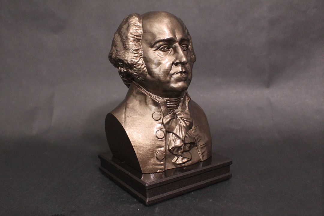 John Adams 8 Inch Premium Bust Solid Hand Finished Original Dated ...