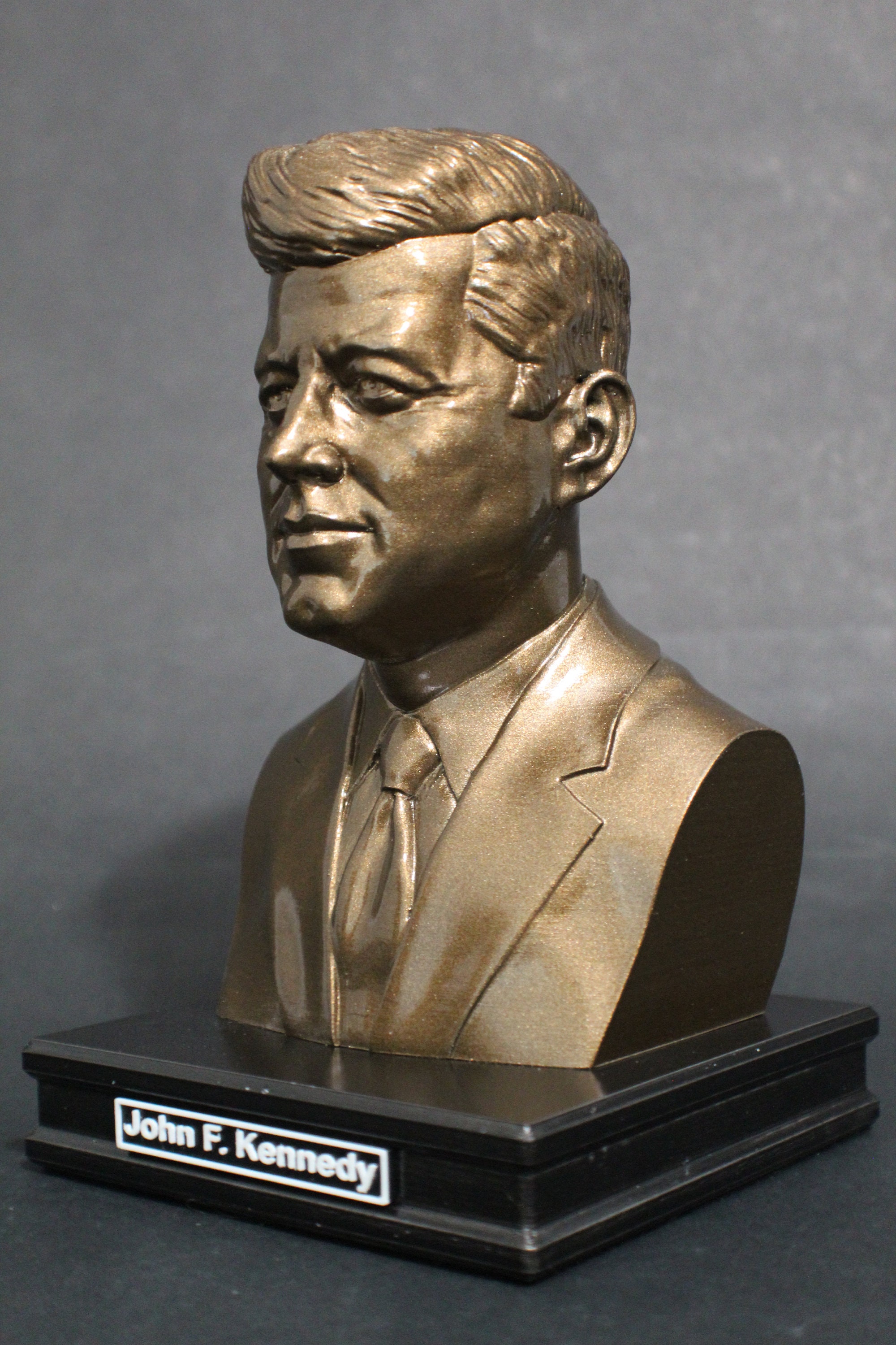 John F Kennedy JFK 8 Inch Premium Bust Solid Hand Finished | Etsy