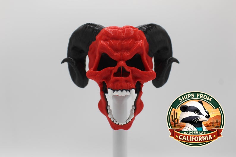 Laughing Demon Skull Trailer Tow Hitch Receiver Plug Cover That Fits 2 ...