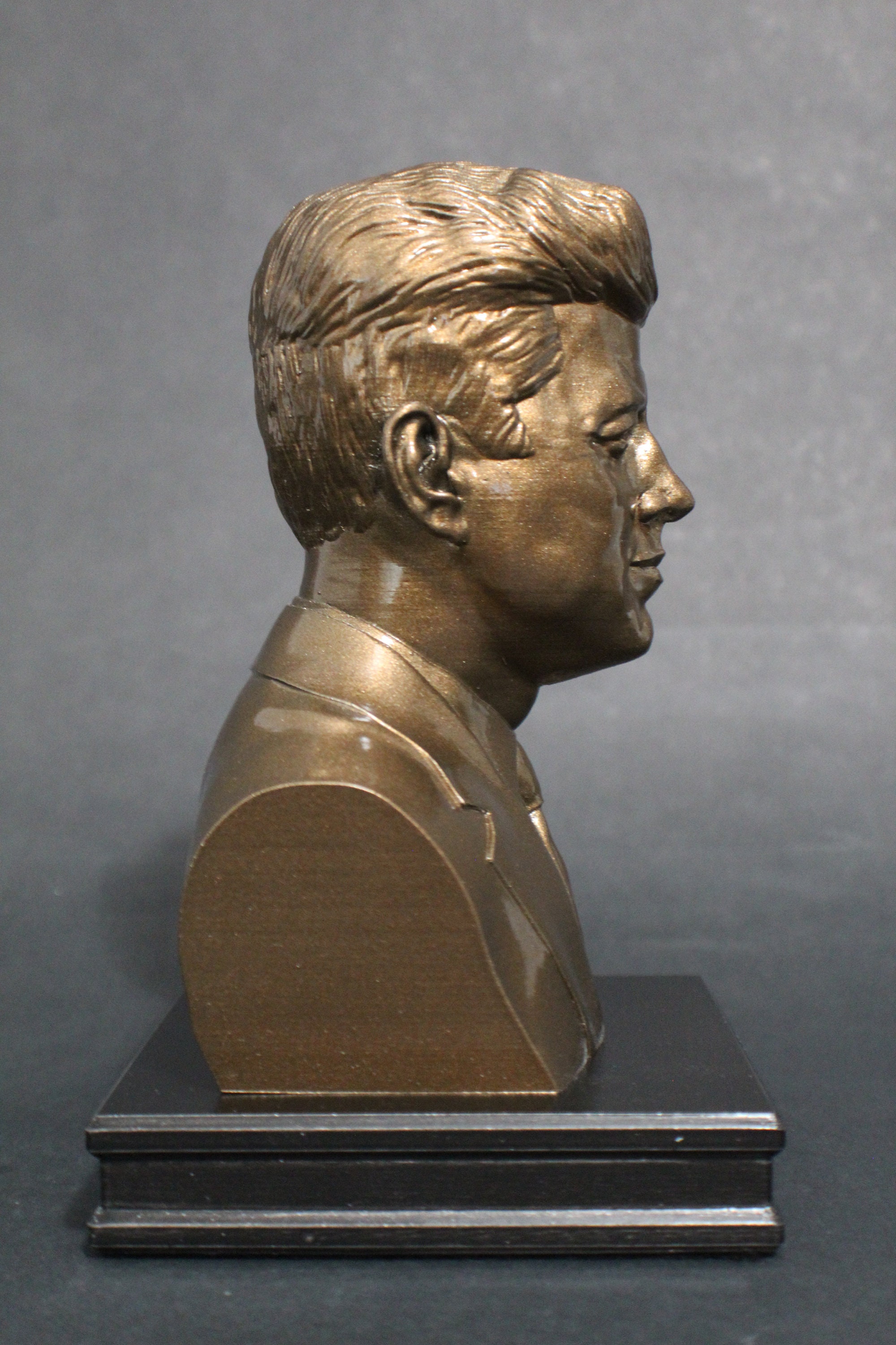 John F Kennedy JFK 8 Inch Premium Bust Solid Hand Finished Original ...
