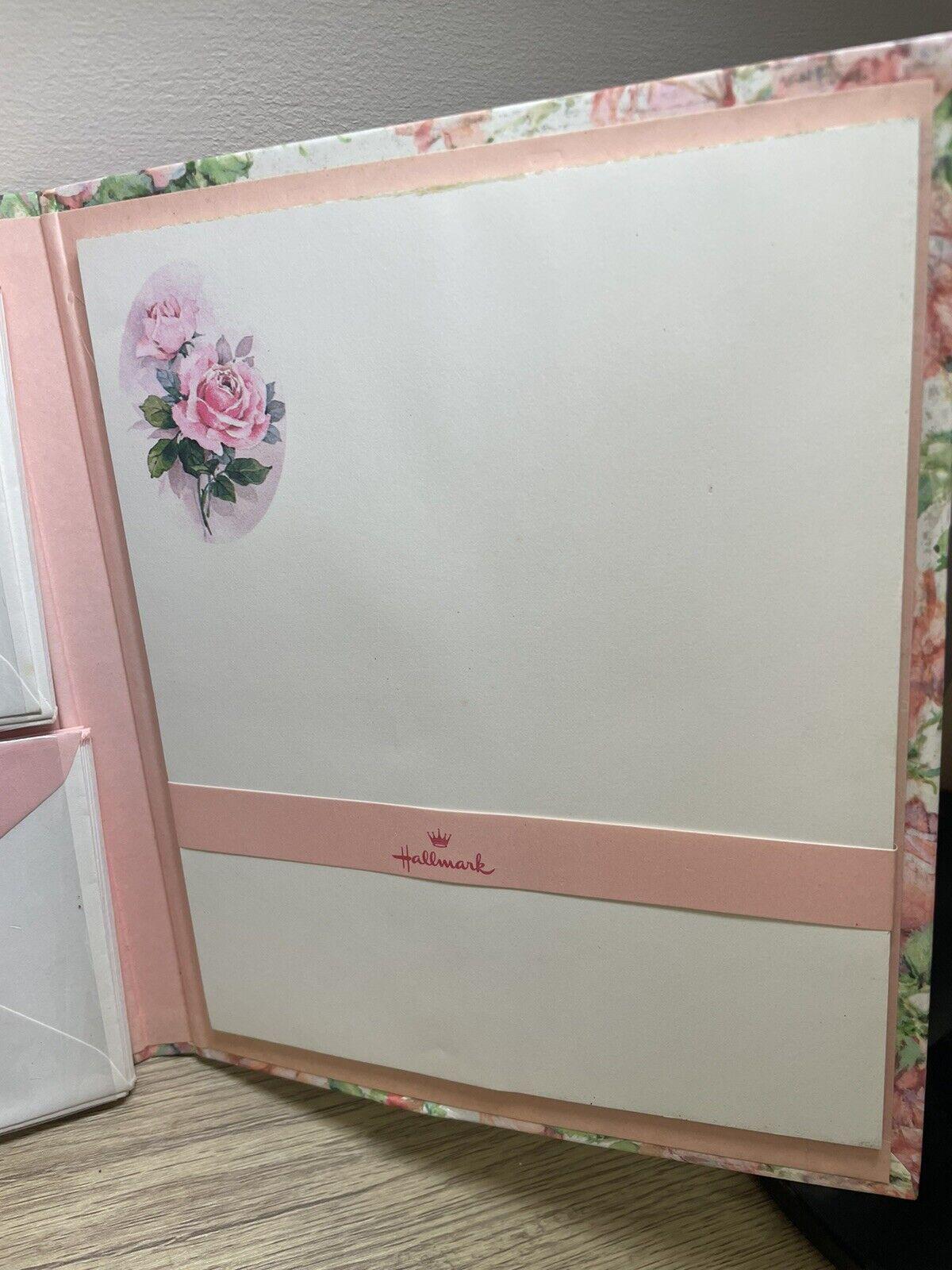 Vintage Hallmark Writing Set Paper Envelopes the Splendour of Roses 70s ...