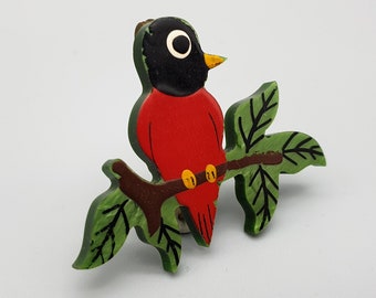 Plastic Bird Brooch | Etsy