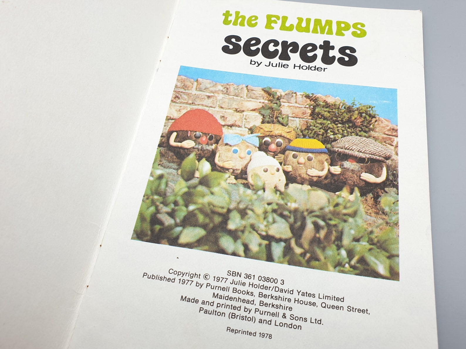 1970's the Flumps BBC TV Series Picture Book by Julie | Etsy