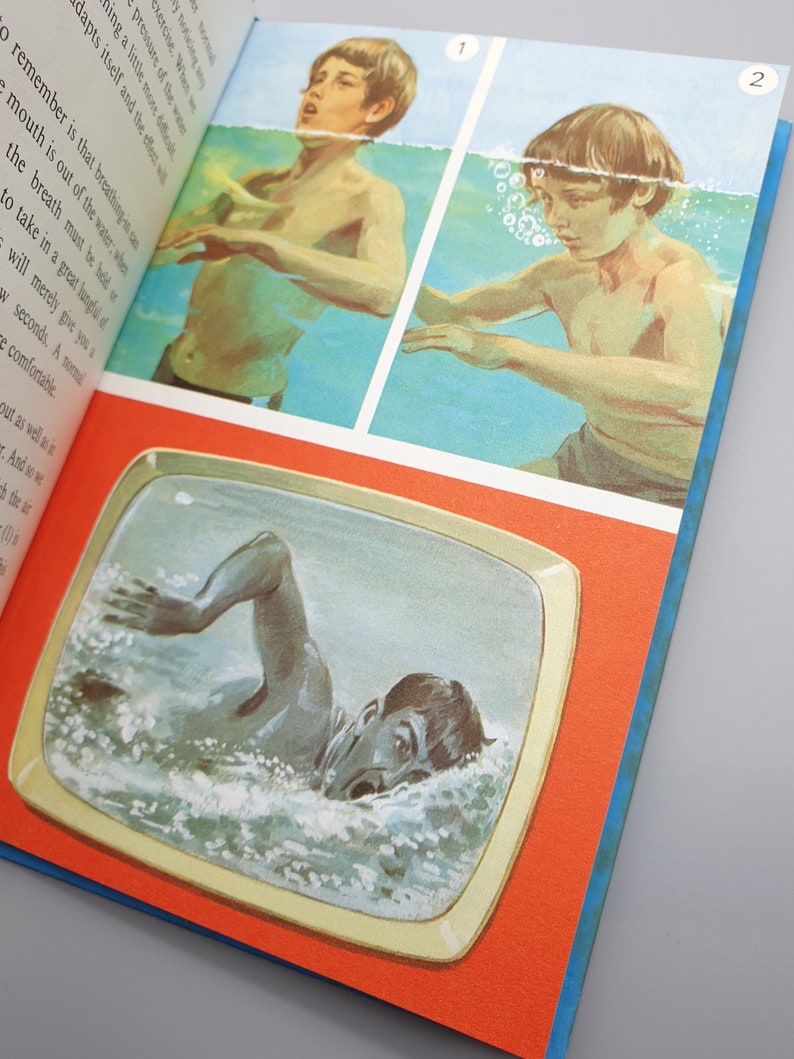 1970s How To Swim And Dive Ladybird Book Etsy Uk