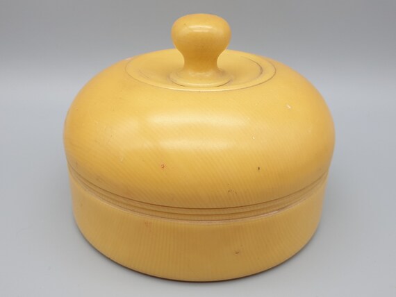 1920's Celluloid Powder Box Collectable Butterscotch - Etsy