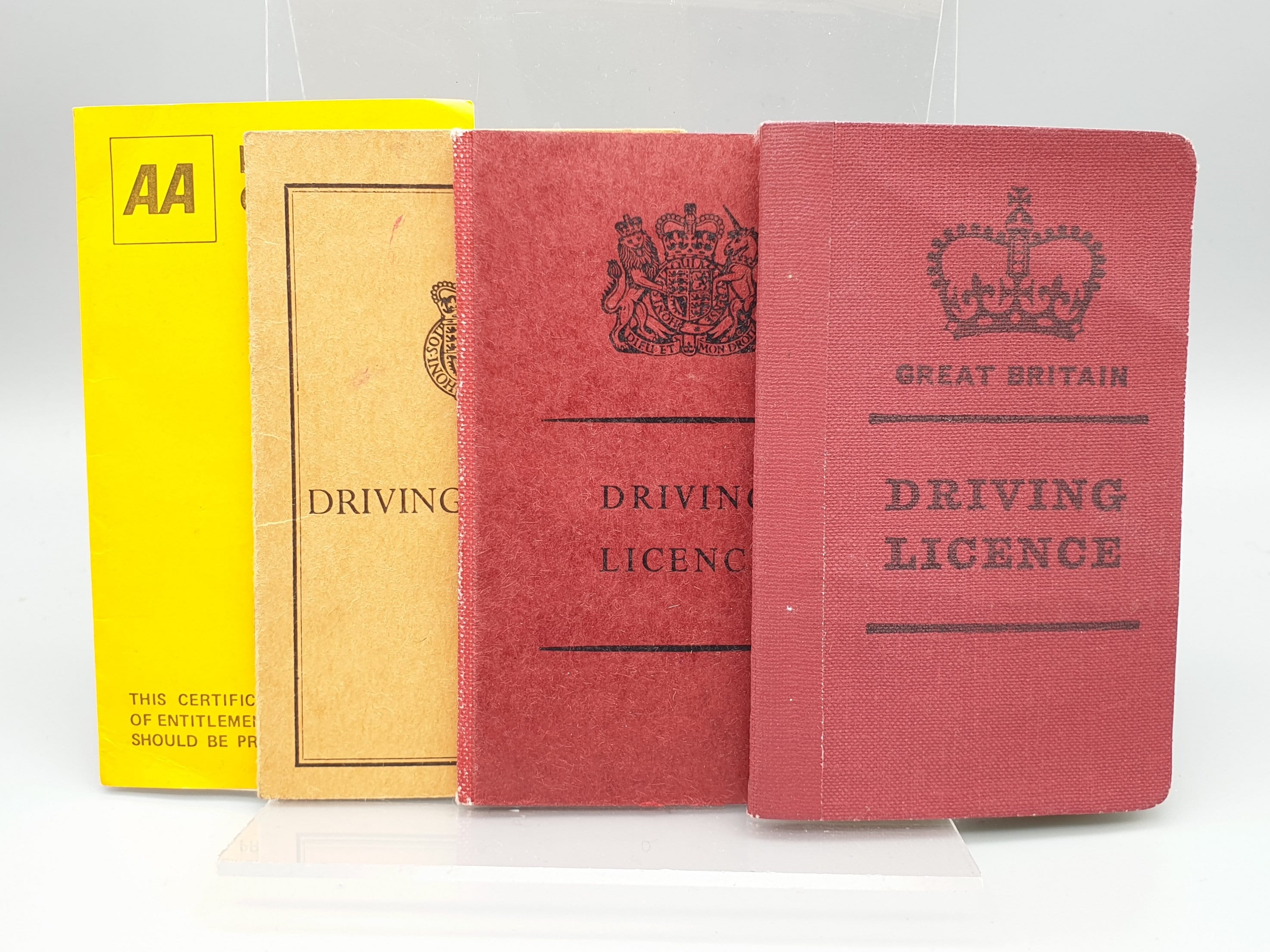 1960-70's Driving Licenses Official Card Books - Etsy UK