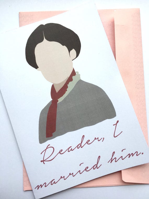 Jane Eyre Card. Instant Download Printable DIY Digital PDF | Etsy